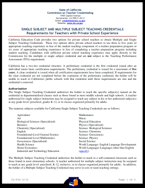 Fillable Online ctc ca Commission on Teacher Credentialing - ctc ca Fax ...