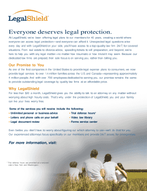 Fillable Online LegalShield Standard Plan and Contact Information Fax ...