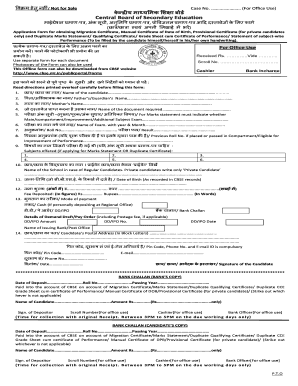 Fillable Online cbse nic / Not for Sale - cbse nic Fax Email Print ...