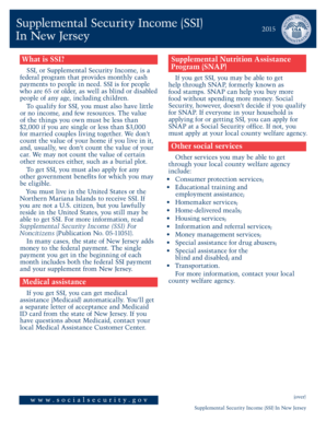 25 Printable Application For Supplemental Security Income Forms and ...