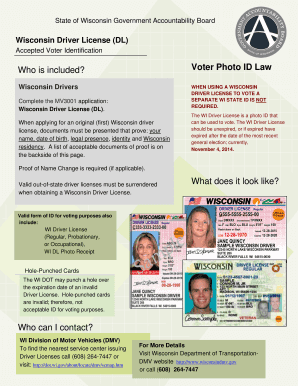 Fillable Online gab wi Wisconsin Driver License as Photo ID.pdf ...