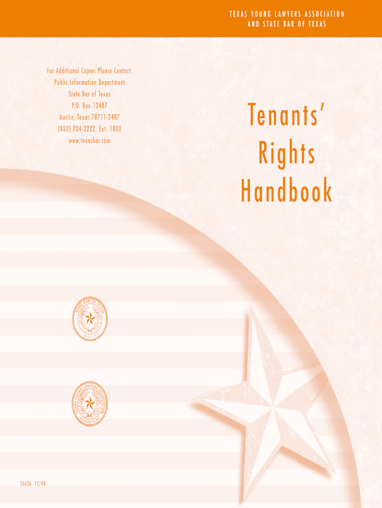 Fillable Online Tenants' Rights Handbook Fax Email Print - pdfFiller
