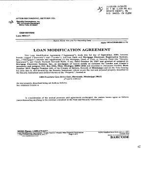 Fillable Online deeds desotocountyms Loan Modification Agreement Single ...