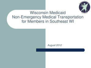 Fillable Online dcf wisconsin Wisconsin Medicaid Non-Emergency Medical ...