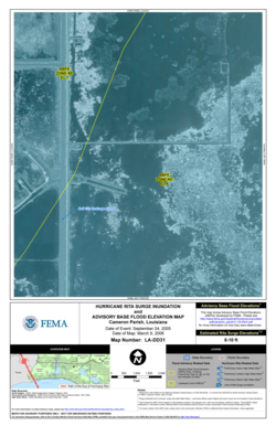 Fillable Online fema ADVISORY BASE FLOOD ELEVATION MAP - fema Fax Email ...