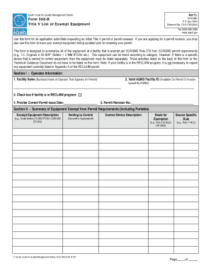 Fillable Online aqmd AQMD Form 500-B Fax Email Print - pdfFiller