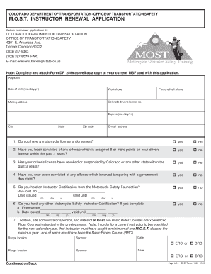 Fillable Online Do you hold an Instructor Certification from the ...