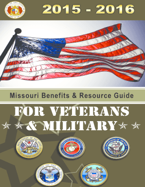Fillable Online mvc dps mo State Veterans Benefits Guide Fax Email ...