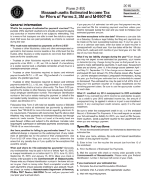 Fillable Online mass Form 2-ES 2015 Instructions and Worksheets - mass ...