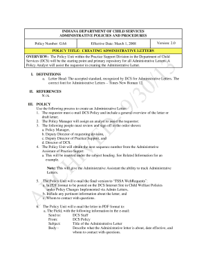 Fillable Online in Administrative Letter Process Fax Email Print ...