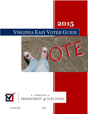Fillable Online 2015 Virginia Easy Voter Guide - Virginia Department of ...