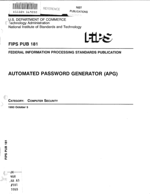 Fips 181 - Fill Online, Printable, Fillable, Blank | pdfFiller
