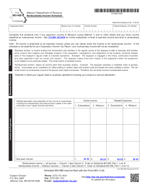 Fillable Online dor mo Missouri Tax I - dor mo Fax Email Print - pdfFiller
