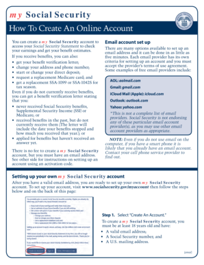 Fillable Online socialsecurity My Social Security. my Social Security ...