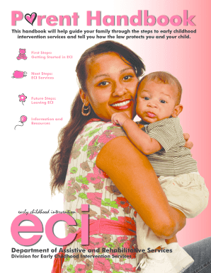 Fillable Online ECI Parent Handbook Fax Email Print - pdfFiller