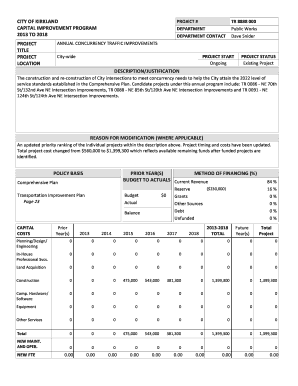 Fillable Online kirklandwa CIP Project Sheets - kirklandwa Fax Email ...