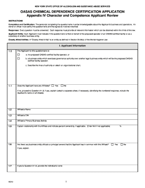Fillable Online oasas ny Appendix IV - Character and Compentence ...