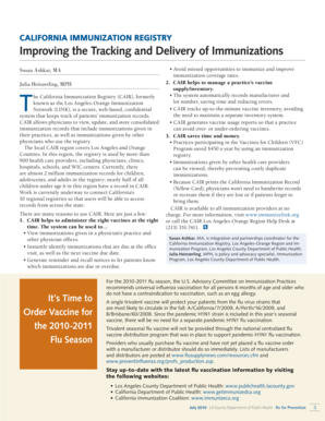 18 Printable immunization record card california Forms and Templates ...