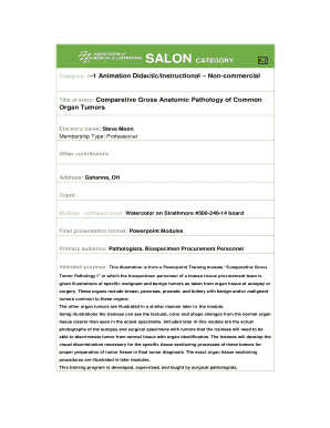 Fillable Online SALON CATEGORY Fax Email Print - pdfFiller