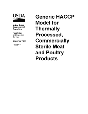 Fillable Online fsis usda United States Department of Agriculture Food ...