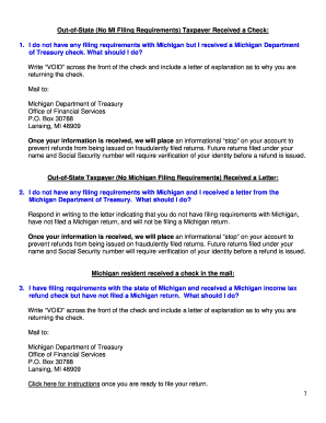 Fillable Online michigan Taxpayer's Guide to Identity Protection - State of Michigan - michigan ...