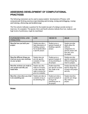 Fillable Online Student_Assessment_Rubric Fax Email Print - pdfFiller