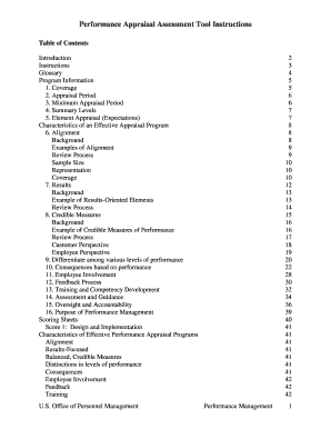 Fillable Online opm Draft Performance Management Survey Fax Email Print ...