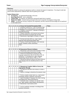 Fillable Online dese mo Sign Language Interpretation/Interpreter - dese ...