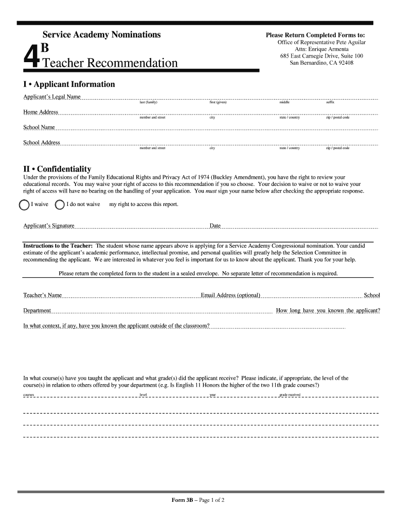 Fillable Online Form 3B Page 1 of 2 Fax Email Print - pdfFiller