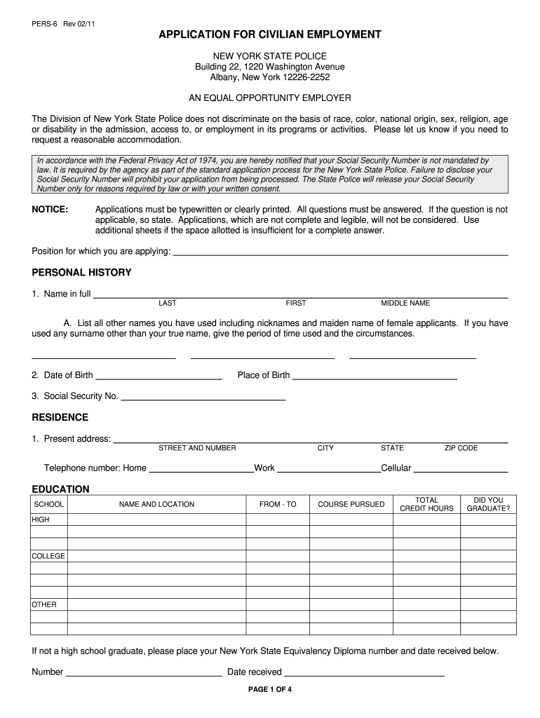 Nysp civilian jobs: Fill out & sign online | DocHub