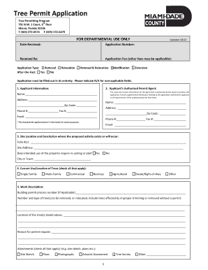 Fillable Online miamidade Application is hereby made for a Miami-Dade ...