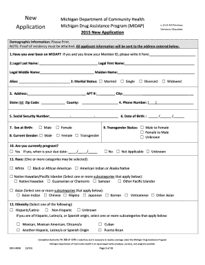 Fillable Online michigan Michigan Drug Assistance Program (MIDAP) Fax ...