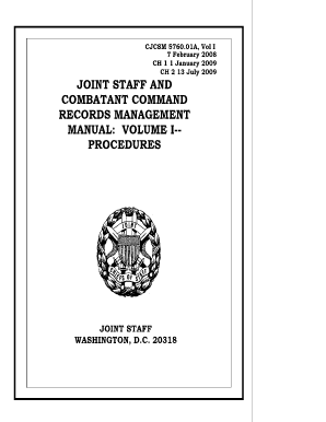 Fillable Online dtic JOINT STAFF AND COMBATANT COMMAND RECORDS ...