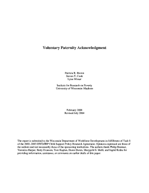 Fillable Online irp wisc Fathers fillable affidavit of paternity form ...