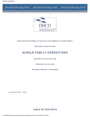 Fillable Online MINIMUM PROPERTY STANDARDS Fax Email Print - pdfFiller