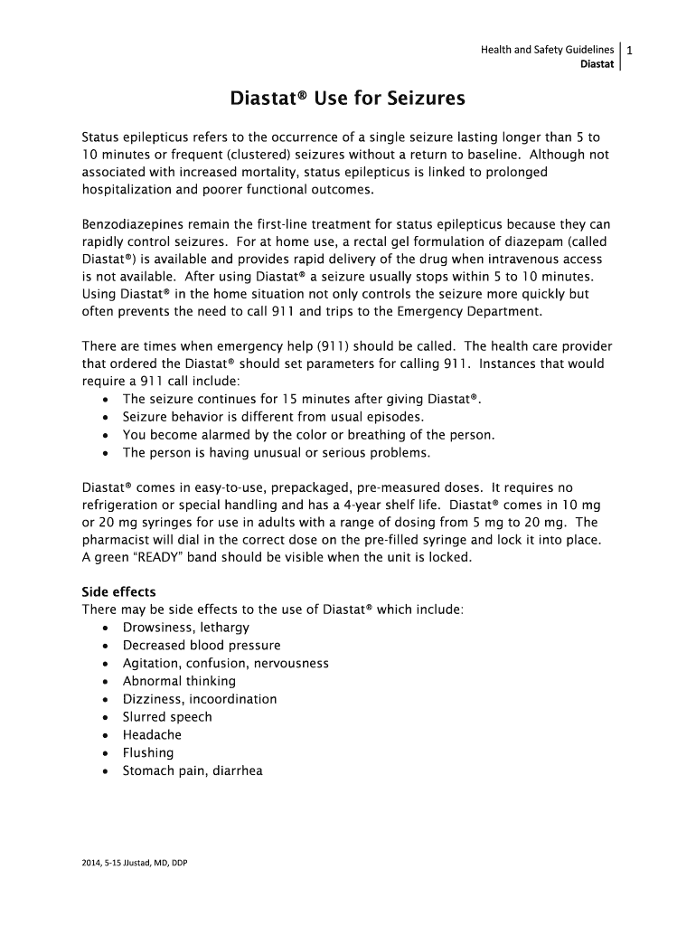 Fillable Online dphhs mt Diastat Use for Seizures - dphhs mt Fax Email ...