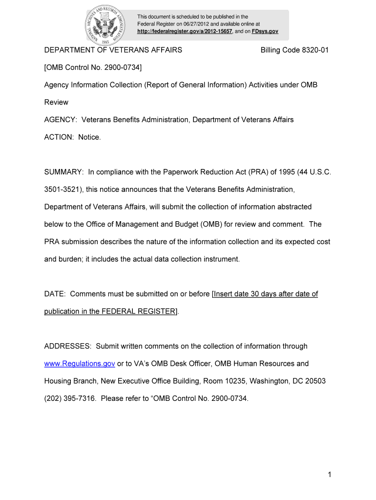 Va Form 21 0820 - Fill Online, Printable, Fillable, Blank | pdfFiller