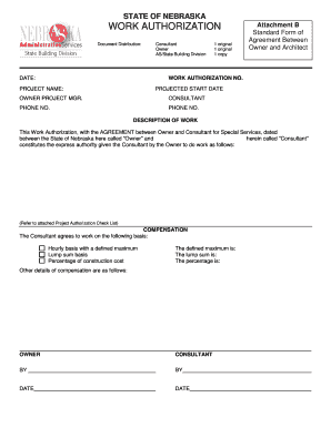 Fillable Online SBD Work Authorization Fax Email Print - pdfFiller
