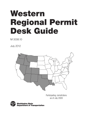 Fillable Online oregon Western Regional Permit Desk Guide - Oregon.gov ...