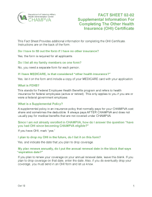 Fillable Online va Supplemental Information OHI - va Fax Email Print - pdfFiller