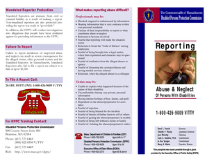 Fillable Online mass Mandated Reporter Brochure PDF - mass Fax Email ...