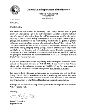 Fillable Online nps Letterhead memo Fax Email Print - pdfFiller