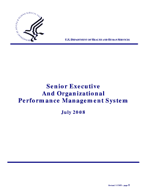 Fillable Online hr od nih Senior Executive and Organizational ...