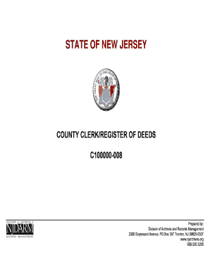 Fillable Online nj Agency C100000 Fax Email Print - pdfFiller