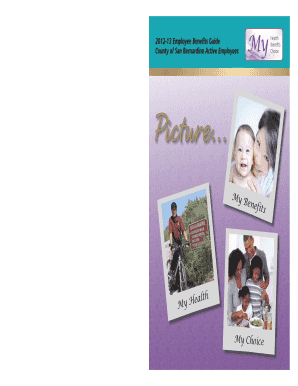 Fillable Online sbcounty My Health My Benefits My Choice - sbcounty Fax Email Print - pdfFiller