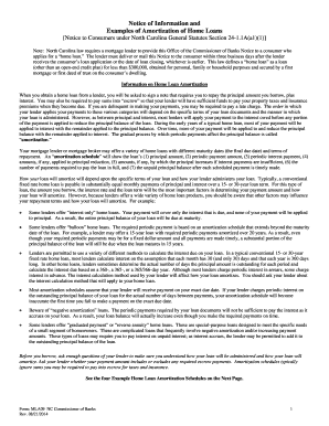 Fillable Online nccob Notice of Information and Examples of ...