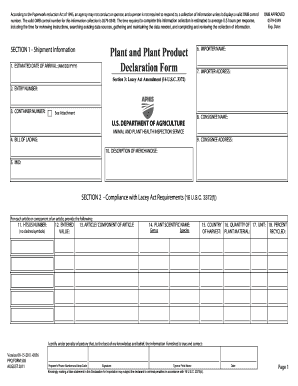 Fillable Online aphis usda IMPORTER NAME: Fax Email Print - pdfFiller