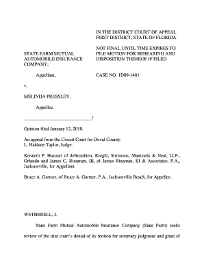 State Farm Application - Fill Online, Printable, Fillable, Blank ...