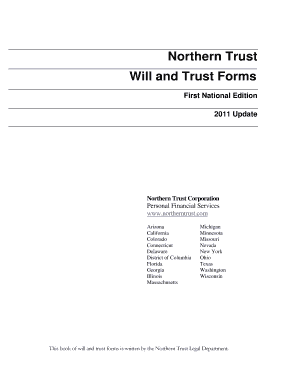 Fillable Online Will and Trust Forms Fax Email Print - pdfFiller