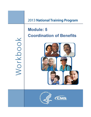 Fillable Online cms Module 5: Coordination of Benefits - cms Fax Email ...